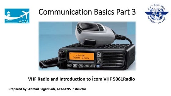 Basic radio communication & operation | PPTX