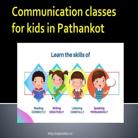 Communication classes for kids in Pathankot.pptx