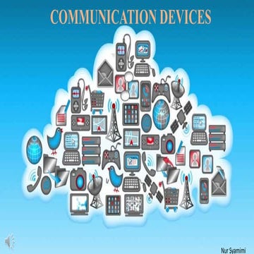 Communication devices (Electromagnetism) | PPT