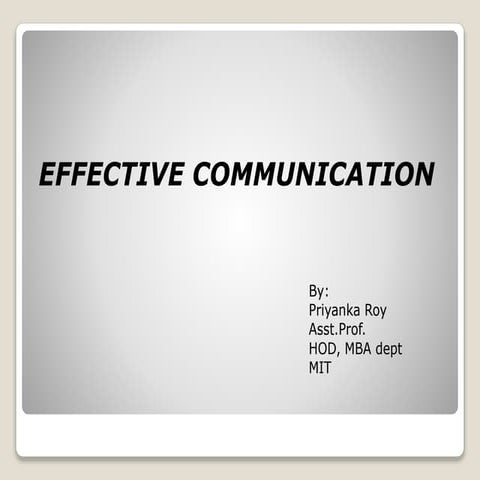 Communication & email etiquette | PPTX | Email | Internet