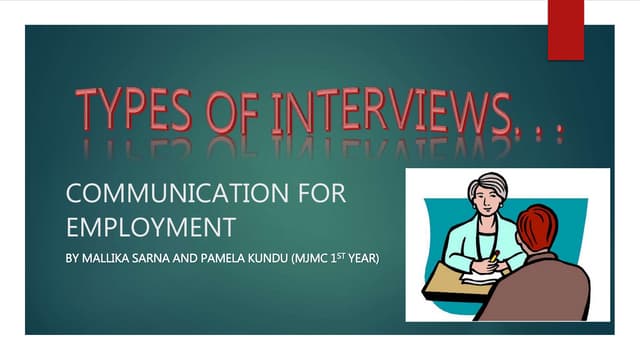 communication skills - interview | PPTX