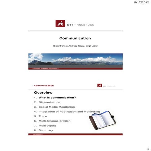 Communication handouts | PDF