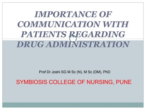 Medication Reconciliation A Basic Overview | PPT