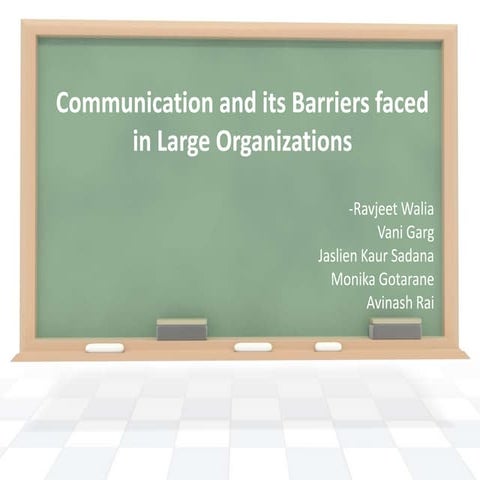 Seminar on barriers to communication | PPTX