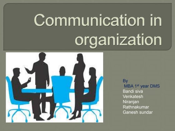 communication in an Organization | PPT