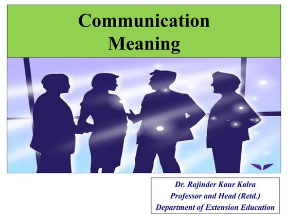 Communication | PPT