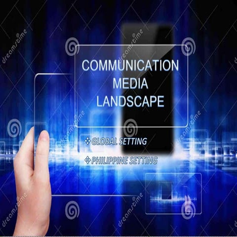Communication media landscape | PPTX