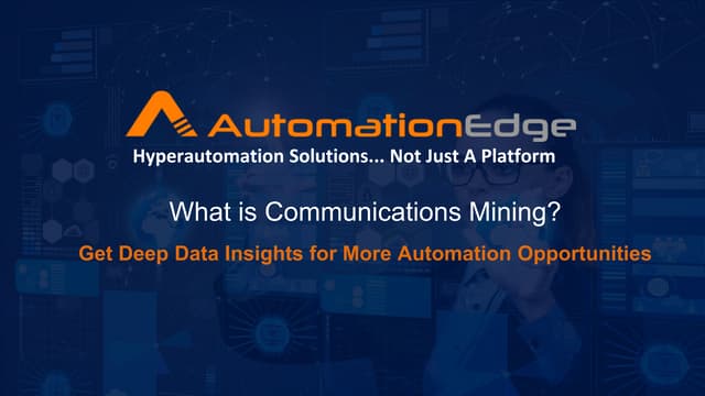 Unleashing The Power Of Communications Mining Deep Data Insights For