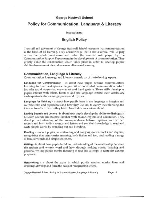 Policy Communications | PPT