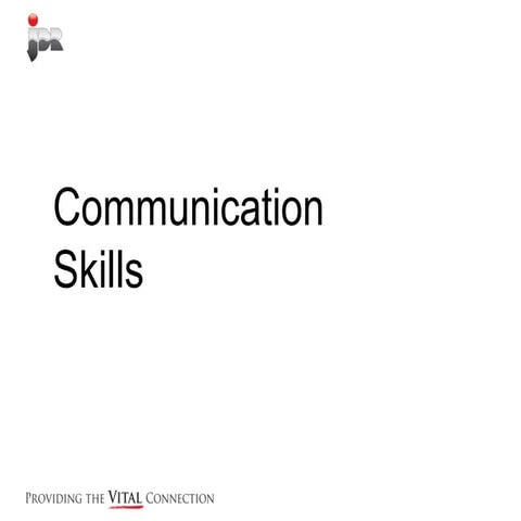 Communication powerpoint handout | PPTX