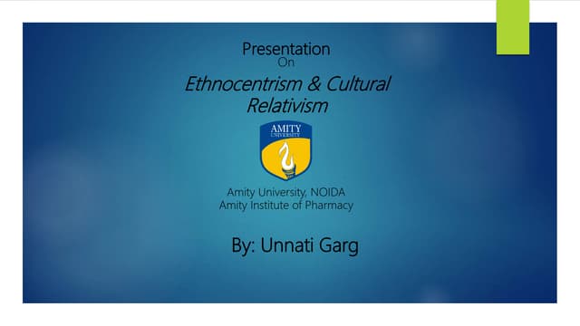 Ethnocentrism | PPTX