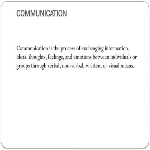 Communication Elements And Models Ppt Pptx