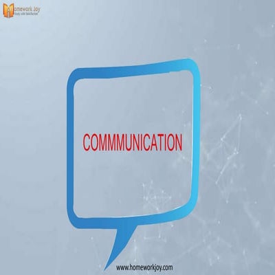 All about the study of Communication. | PPTX