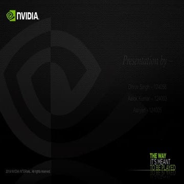 nvidia COMPANY FULL presentation | PPTX