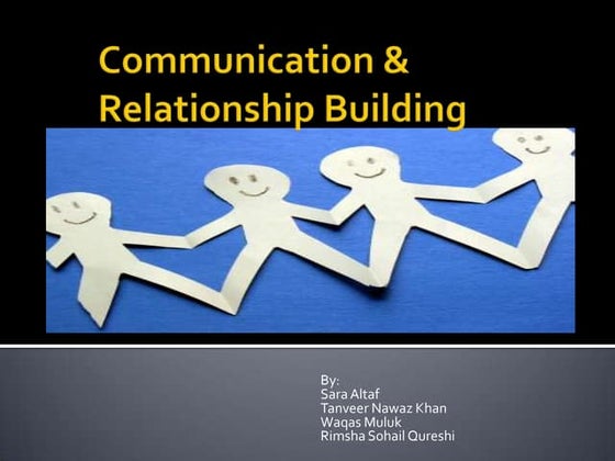 Relationship building | PPT