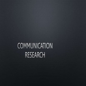 communication research 1.ppt
