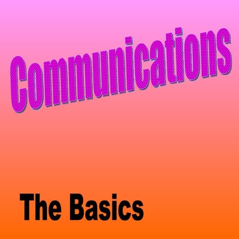 Communications | PPT