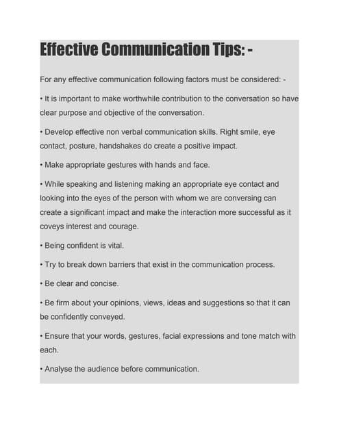 Rapport building | PPTX