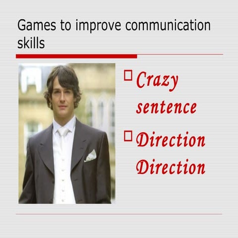 Communication skill games | PPT