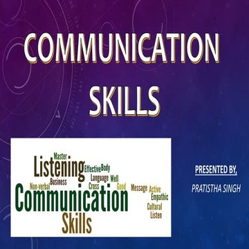 Communication skills | PPT