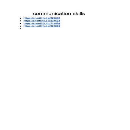 Communication skills | PDF | Internet | Computing
