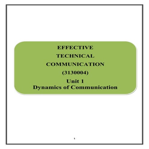Communication skills | PDF