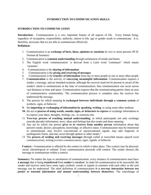 Business communication bba semester 1 notes | PPTX