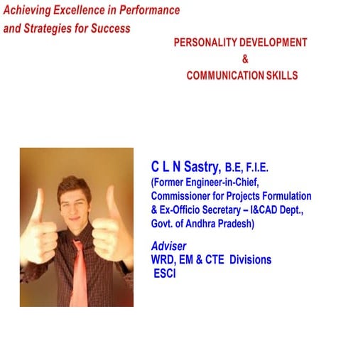 COMMUNICATION SKILLS- CTE_Achieving Excellence in Performance and ...