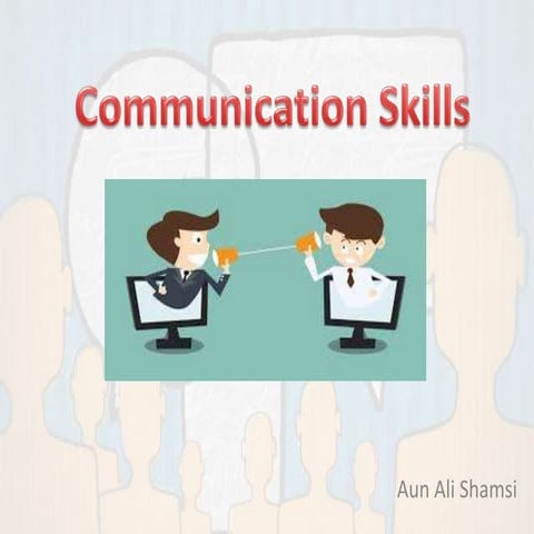 Communication skills presentation | PPTX