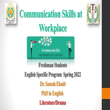 Communication Skills 1 Pptx