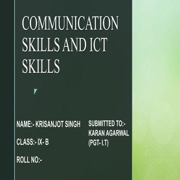 COMMUNICATION SKILLS AND ICT SKILLS.pptx