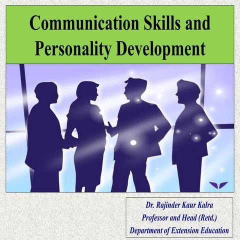 Communication Skills and Personality Development | PPTX