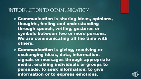 Communication skills PowerPoint presentation | PPT