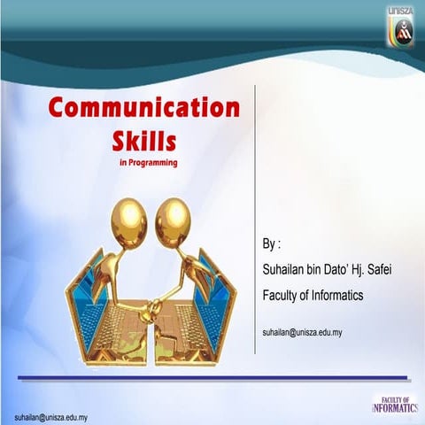 Communication skills in programming | PPT