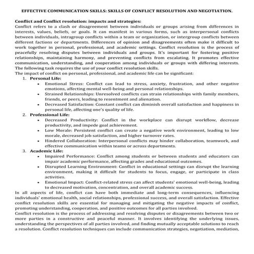 Communication SKills of Negotiation and conflict resolution.pdf