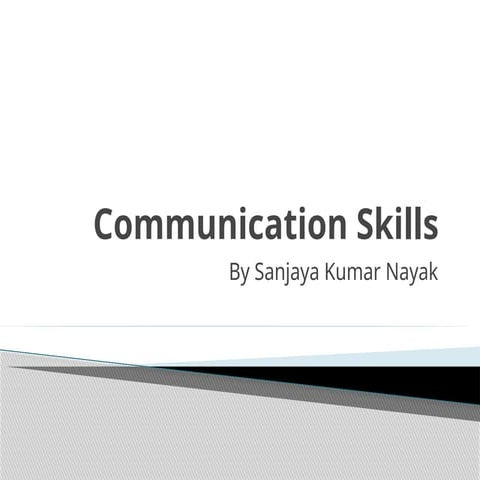 CLASS IX EMPLOYABILITY SKILL Communication Skills Session I.pptx
