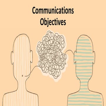 Communications objectives (for post 7 not for final presentation) | PPT