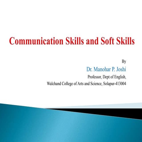 Communication & soft skills | PPTX