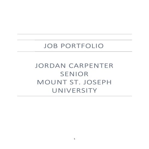 Communications Portfolio | PDF