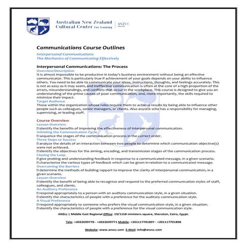 Communications skills | PDF