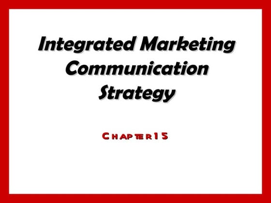imc.pptx integrated marketing communication | PPT