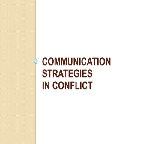 Communication Strategies | PPTX