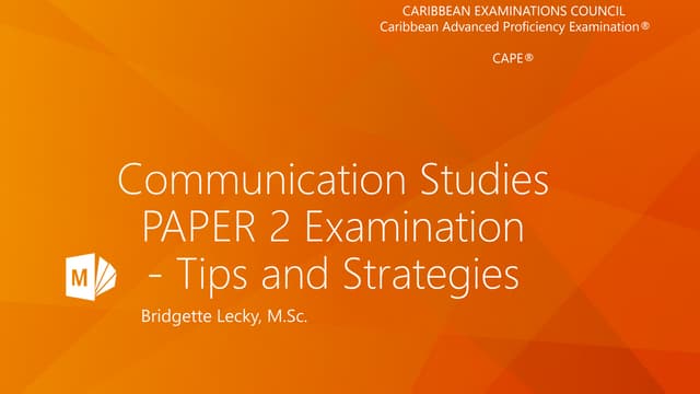 Communication studies lecture 1 | PPT