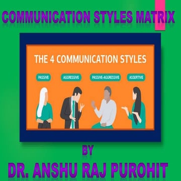 Communication styles matrix | PPTX | Parenting | Family and Relationships
