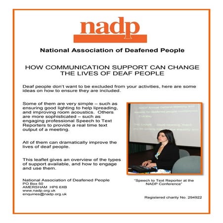 Communication support for deaf people | PDF | Digital Audio | Computer ...