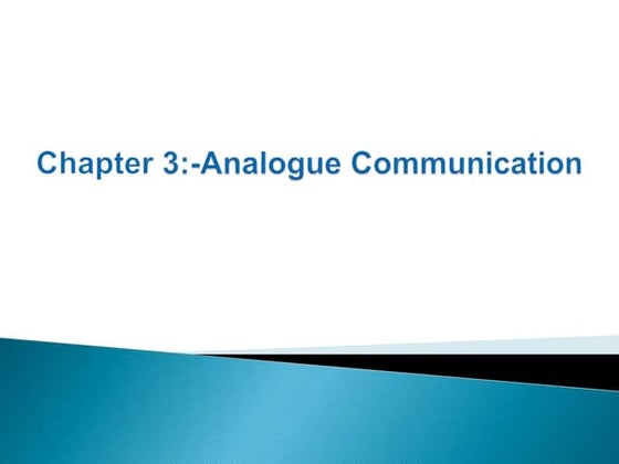 Comparison Of Amplitude Modulation Techniquespptx Computer Networking Computing