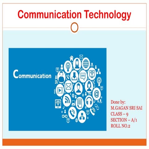 Communication technology | PPT