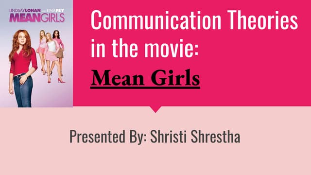 Mean girls presentation | PDF