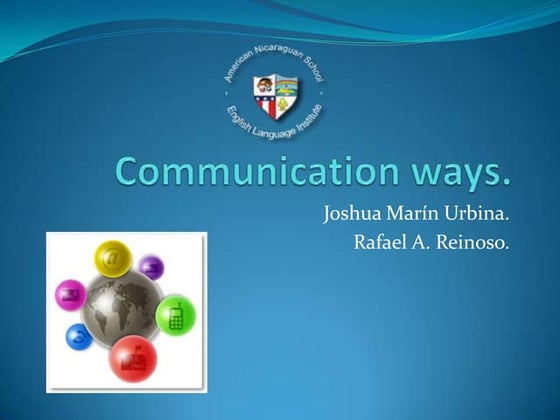 Different ways of communication | PPT