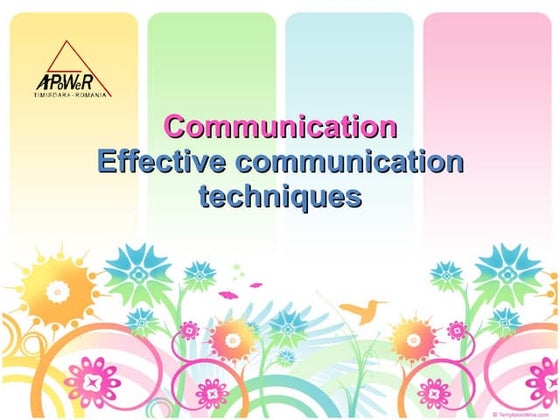 Communication skills | PPT